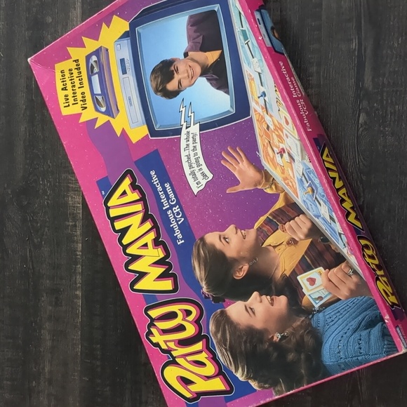 Parker Brothers | Toys | Vintage 993 Party Mania Vcr Board Game Parker ...
